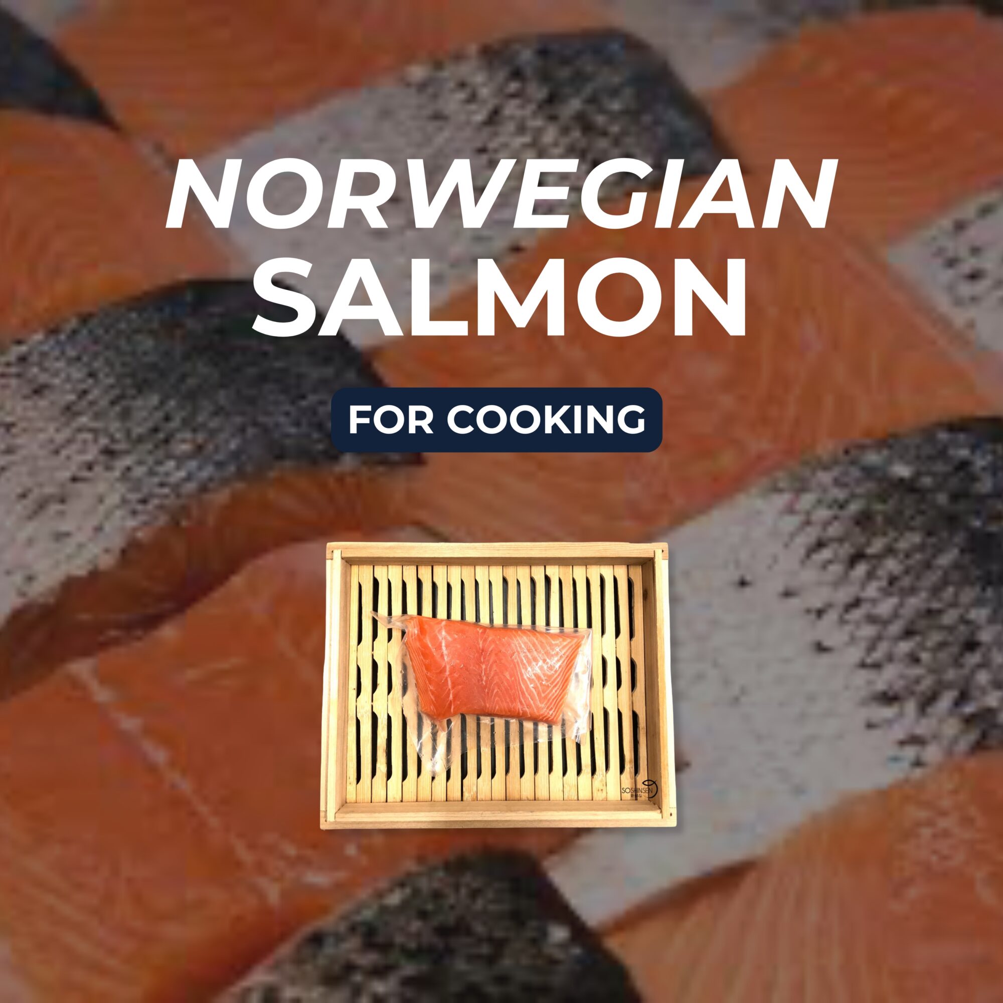 Frozen Norwegian Atlantic Salmon - For Cooking (Pcs, Approx. 300g ...